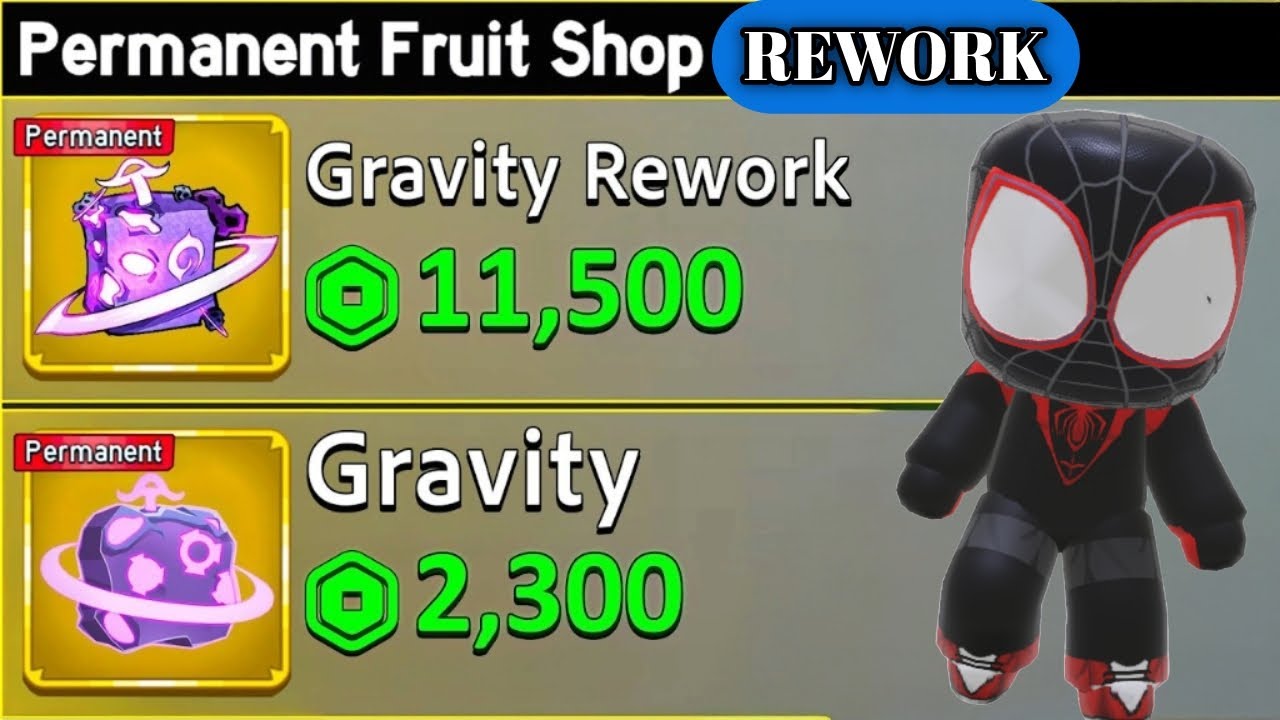 GRAVITY REWORK IS FINALLY HERE!?(BLOX FRUITS)| BARRIER AND FALCON ...