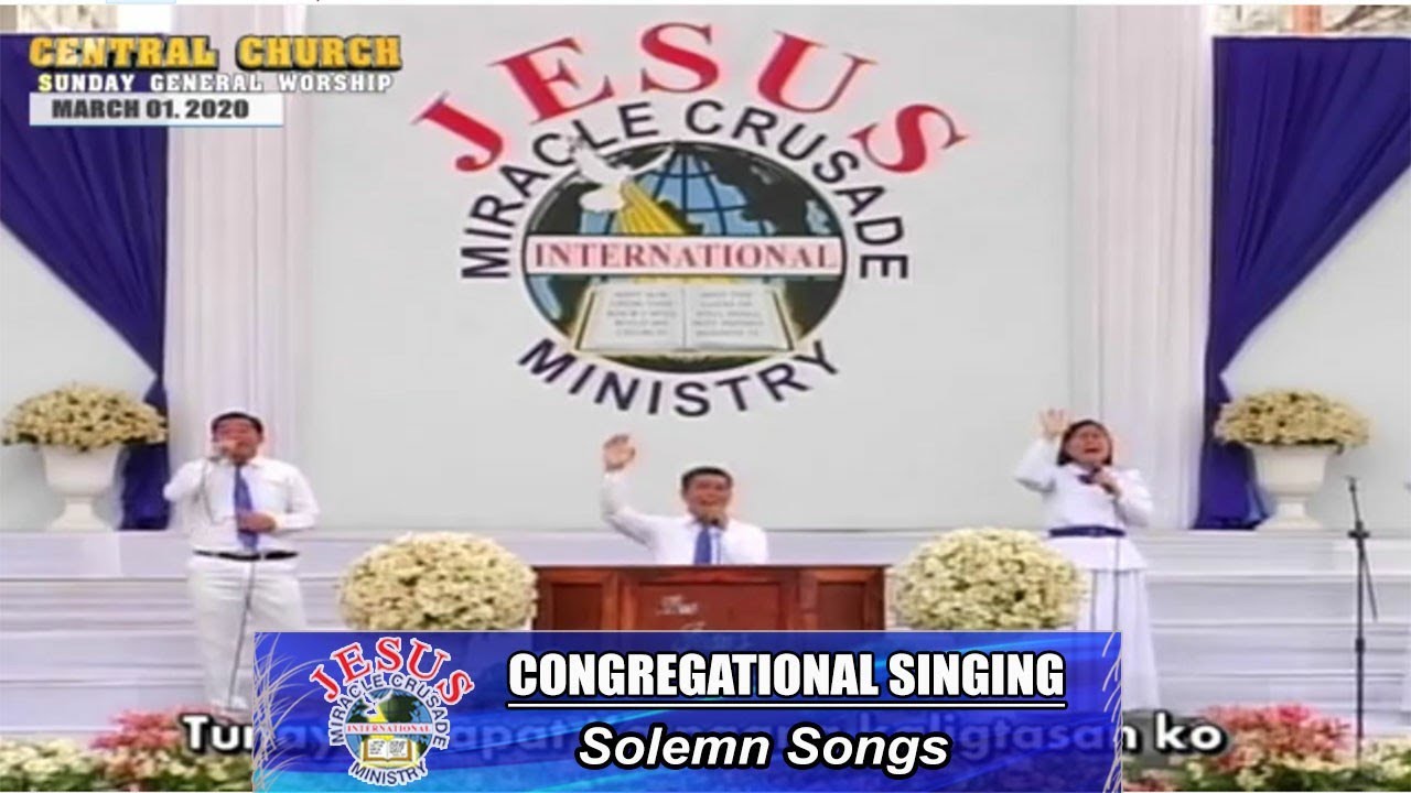 JMCIM | Congregational Singing | Solemn Songs | March 1, 2020 - YouTube