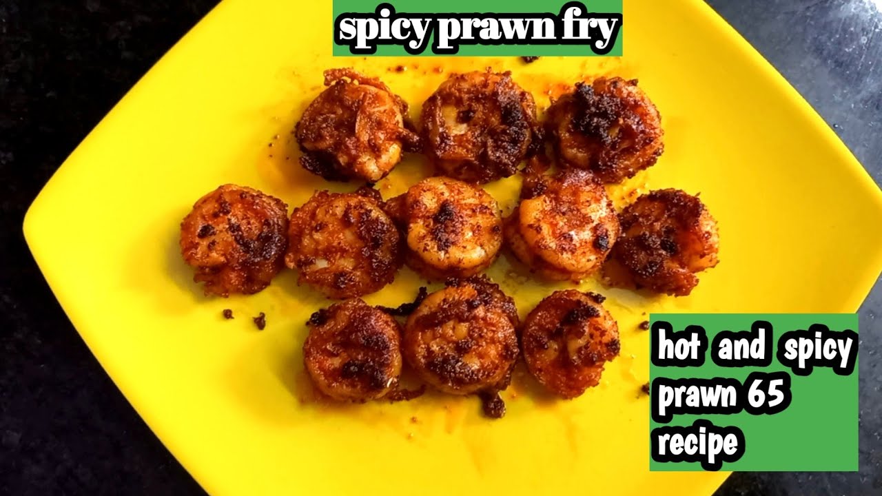 Prawn 65 fry recipe#fried prawns#hot and spicy#must try this.....🥘 ...