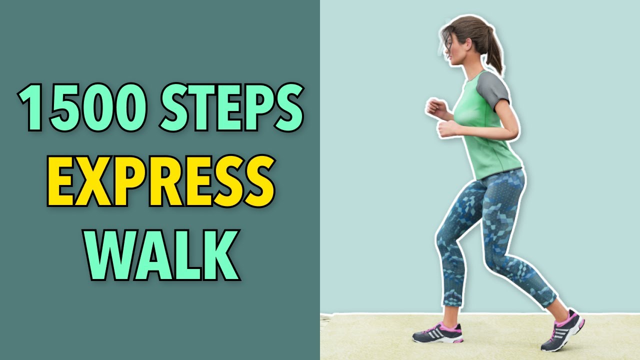 1500 Steps at Home – Express Walk - YouTube