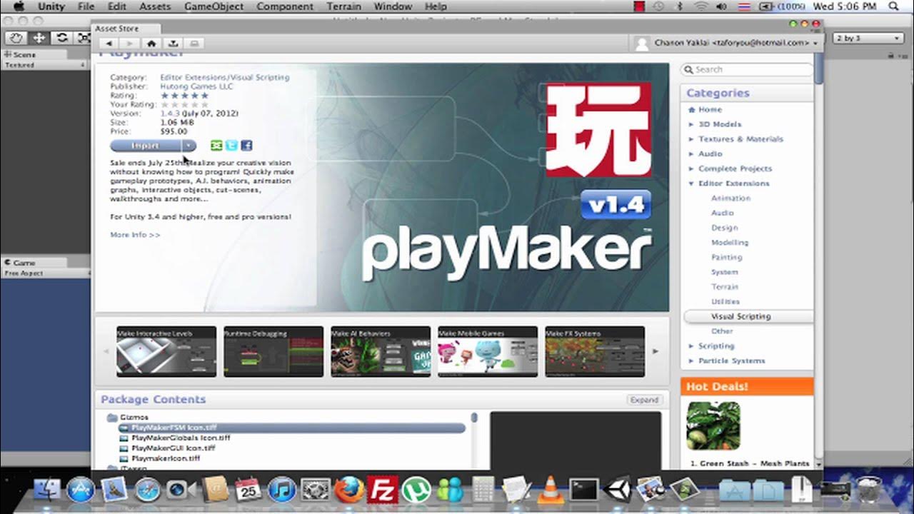 Tutorial 01-Introduction To Unity3d With Playmaker - YouTube