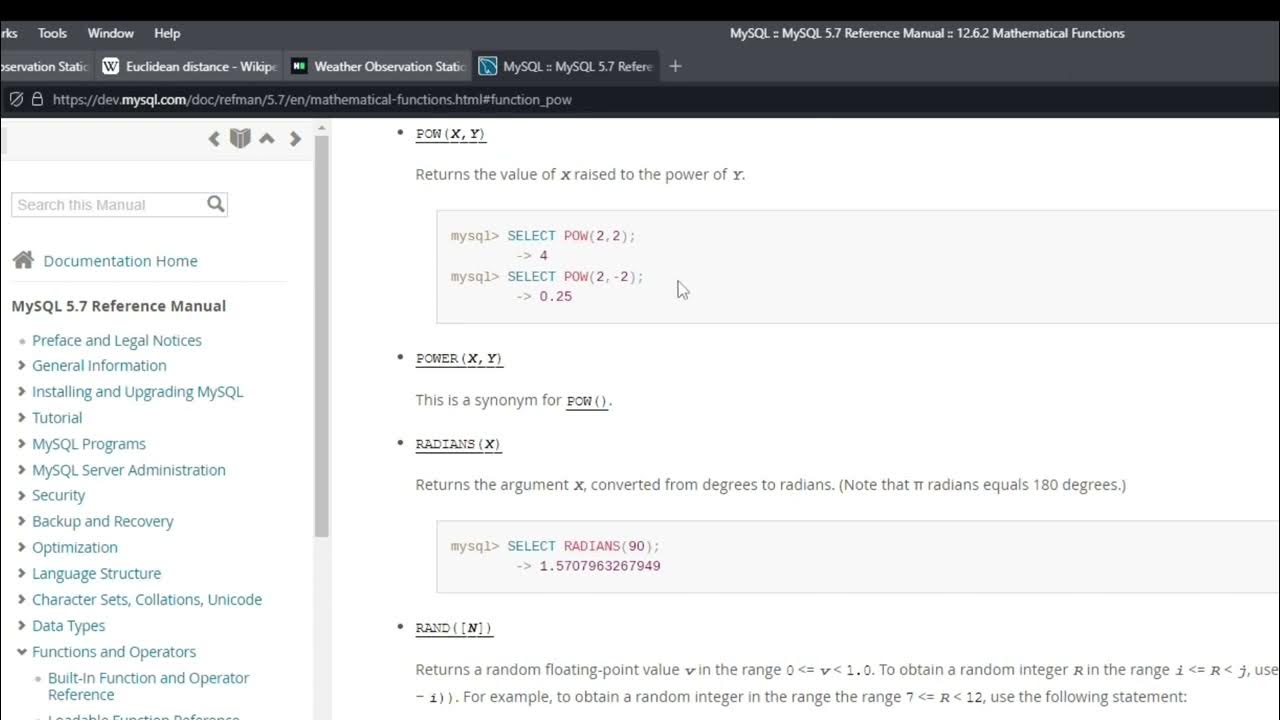 Weather Observation Station 19 Sql Basic Select Hackerrank Solution Youtube