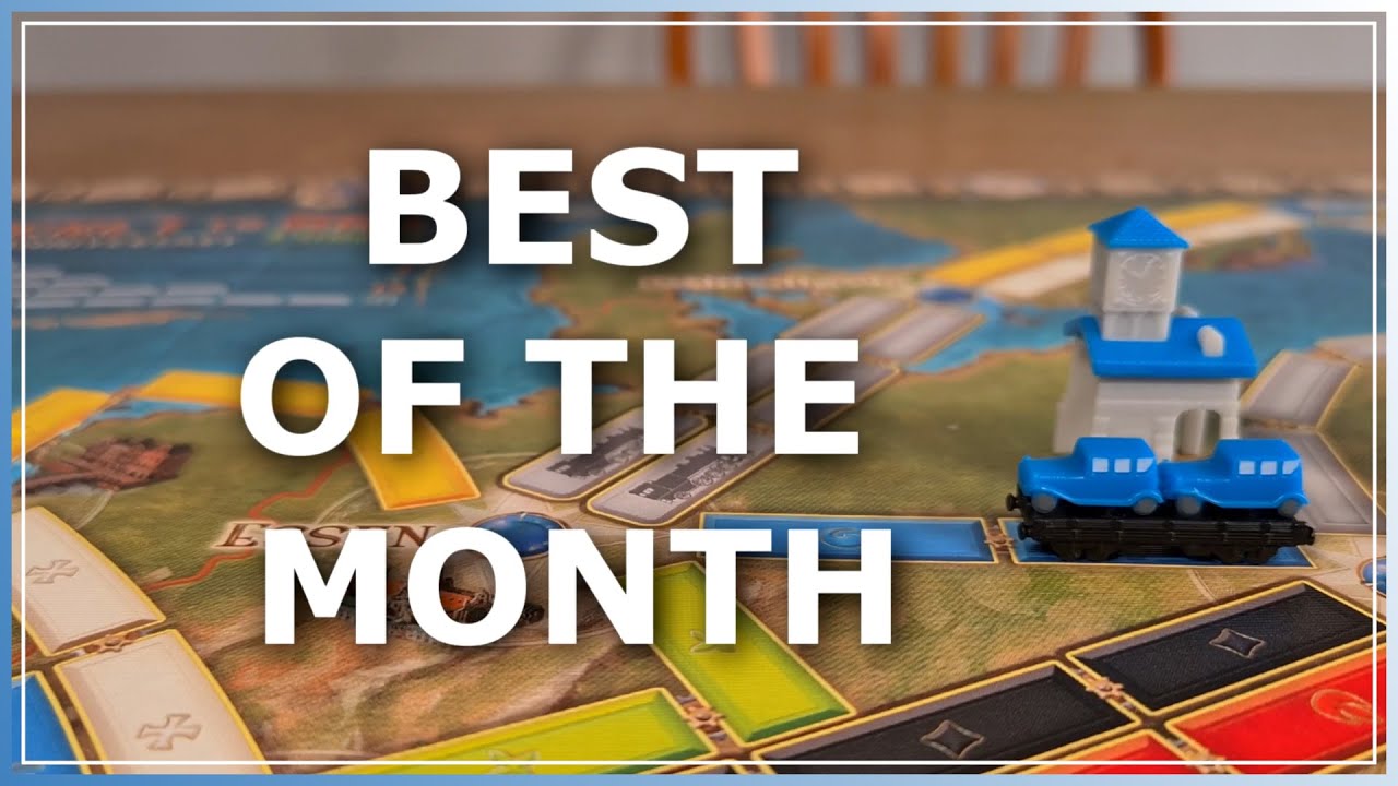 Best of the Month - Board Games Played In August 2021 - YouTube