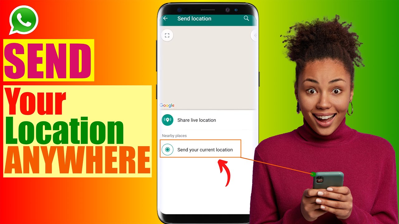 How to Send Location on Whatsapp - YouTube
