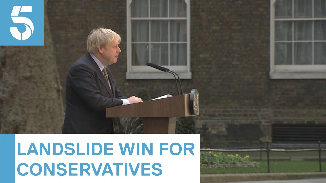 Conservative Party win general election in landslide victory | 5 News ...