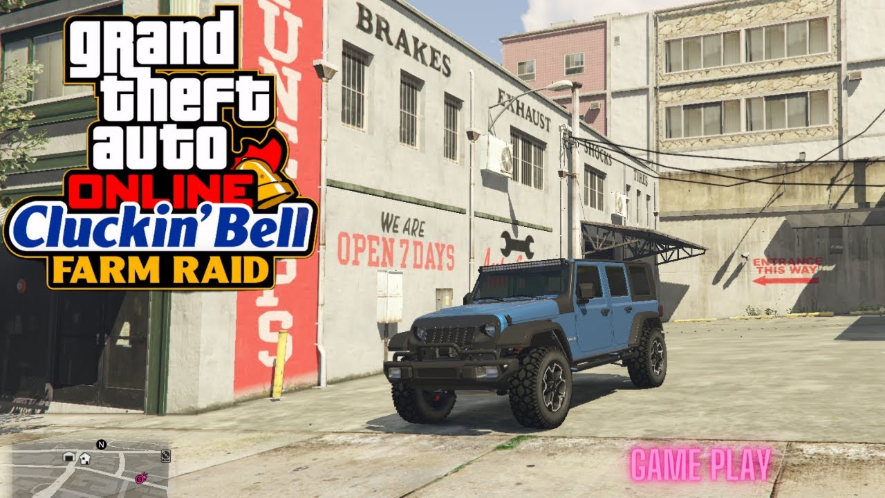 Grand Theft Auto V Online (Cluckin' Bell Farm Raid First Run) - YouTube