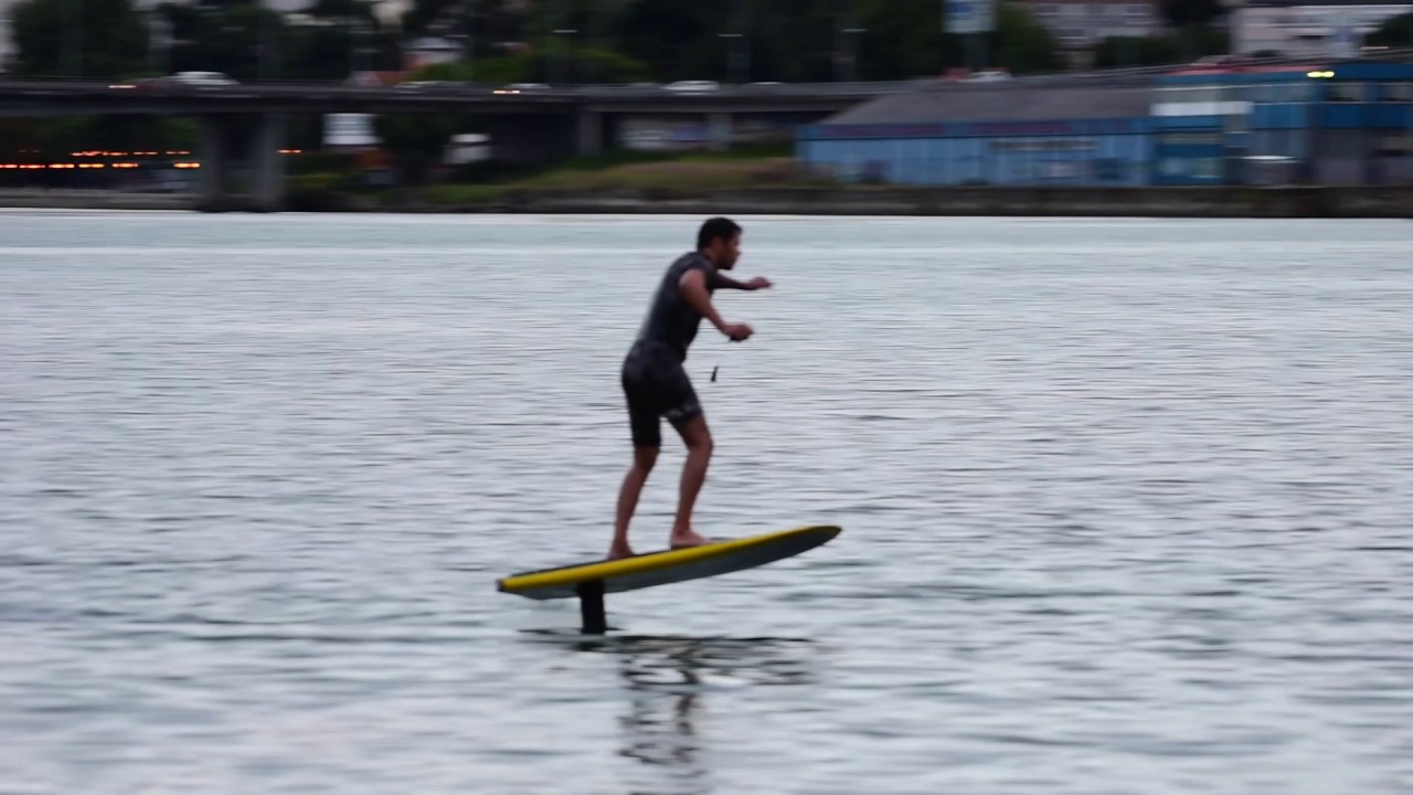 ELECTRIC JET FOIL, prototype 1 update 4, water test - YouTube