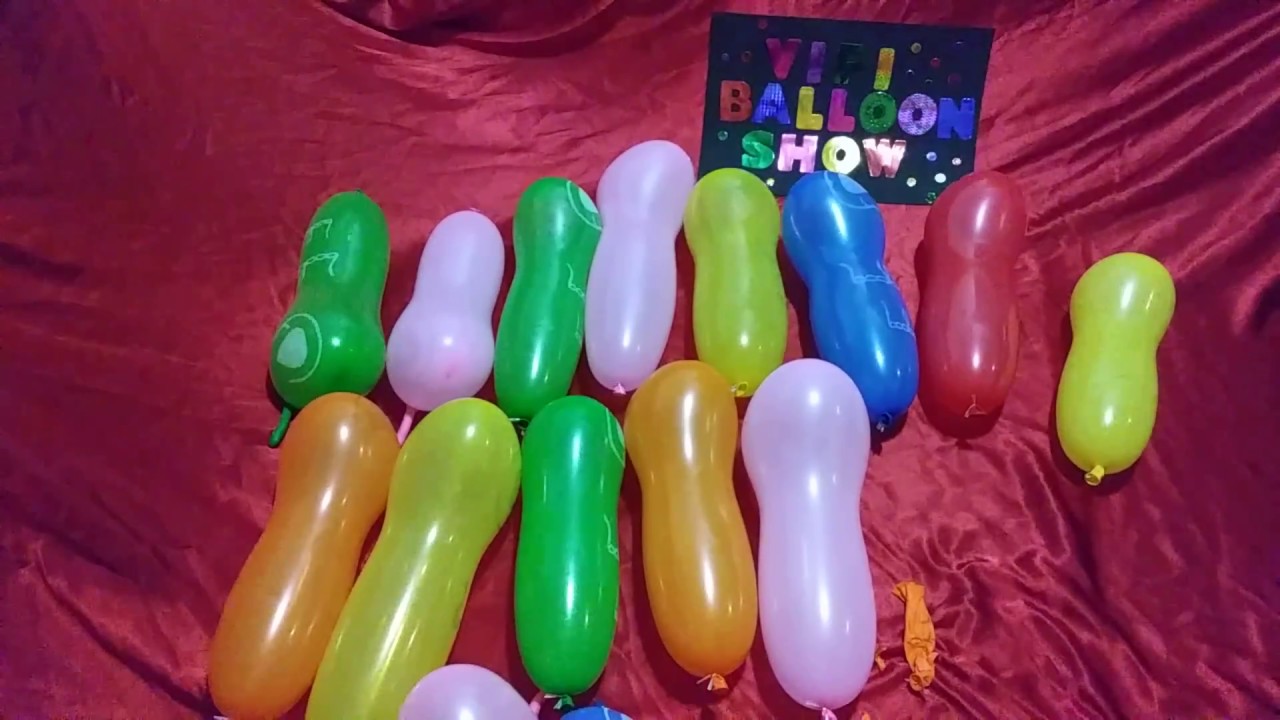 ELEPHANT SHAPED BALLOON FOOT POPPING - YouTube