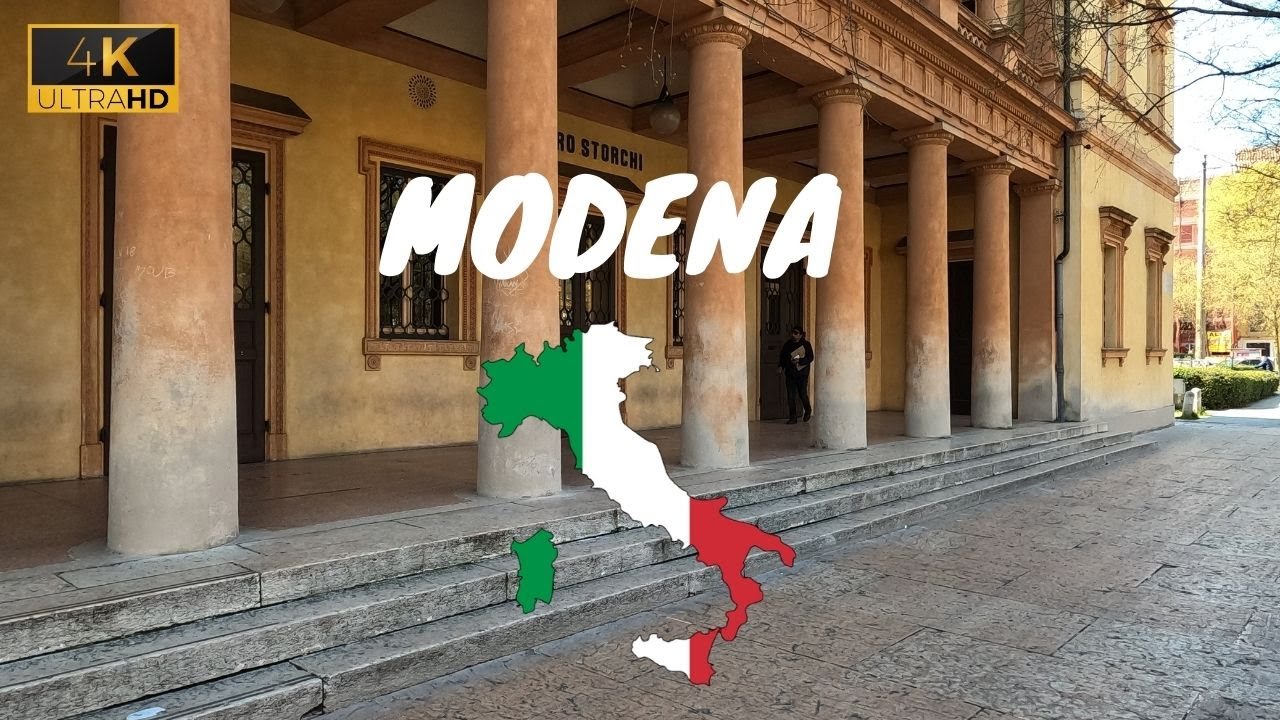 Walking Modena Italy 4k - Urban Relaxing Video - YouTube