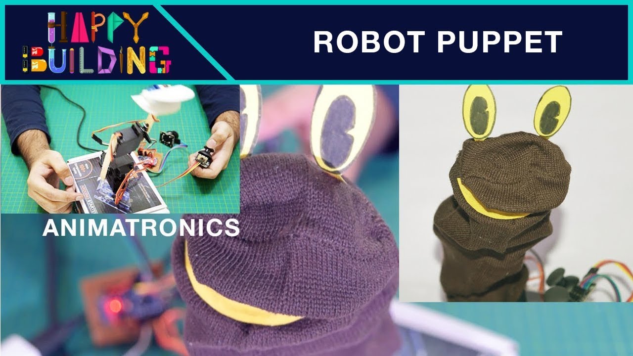 I made a Robot Puppet! (Animatronic Puppet)! Happy Building! - YouTube