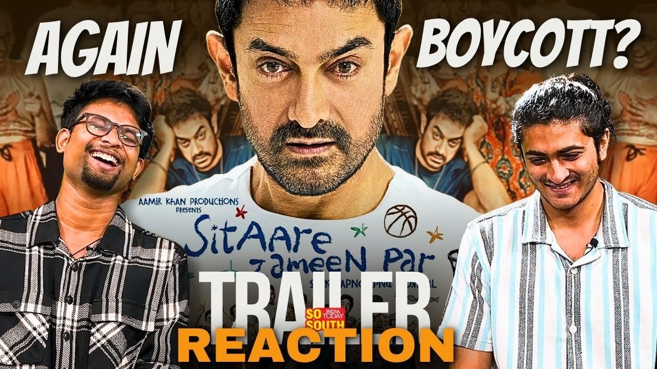 Sitaare Zameen Par Trailer Reaction | Aamir Khan | Genelia Deshmukh | SoSouth - YouTube