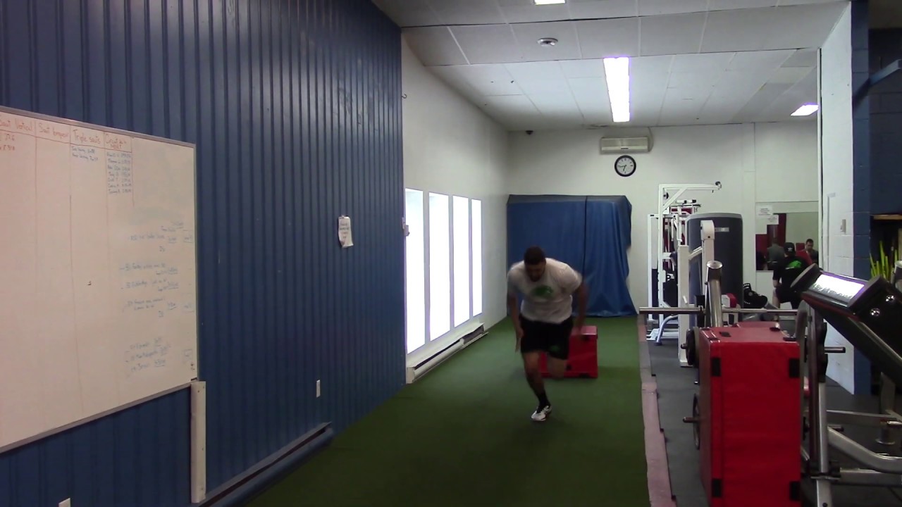 Depth Jump to Sprint - YouTube
