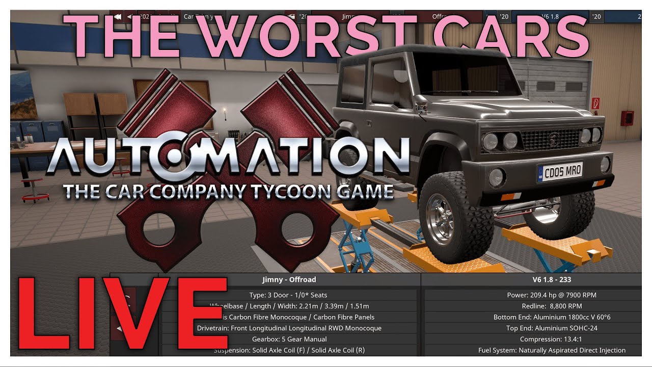 How cursed can Automation possibly be? (Automation Car Tycoon) - YouTube