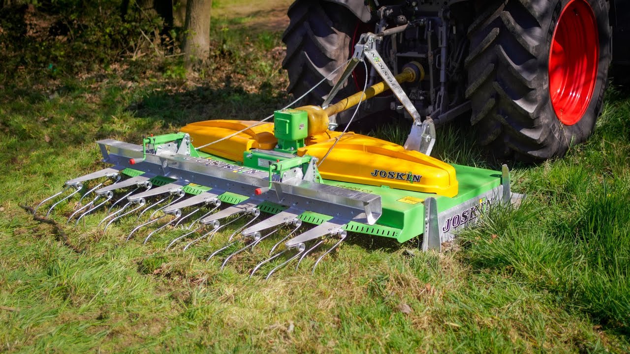 JOSKIN TR 220 C3 - Pasture toppers + removable aerator - YouTube
