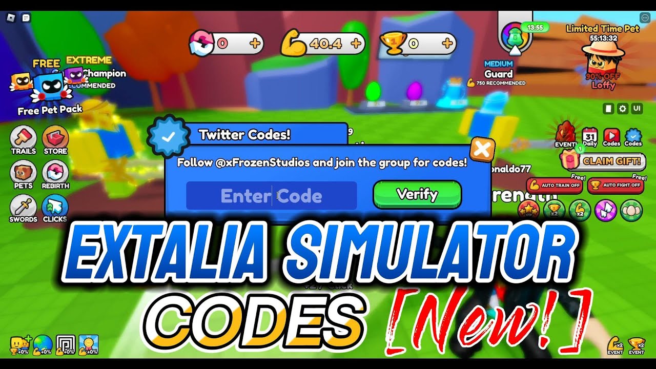 [New Released] Extalia Simulator Codes: Free Pets - YouTube
