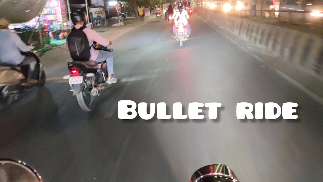 Royal Enfield Bullet 350 Ride 2 at Night #viralvideo # ...