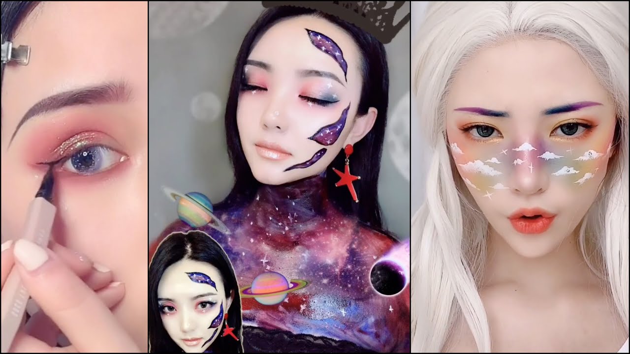 Starry night makeup - YouTube