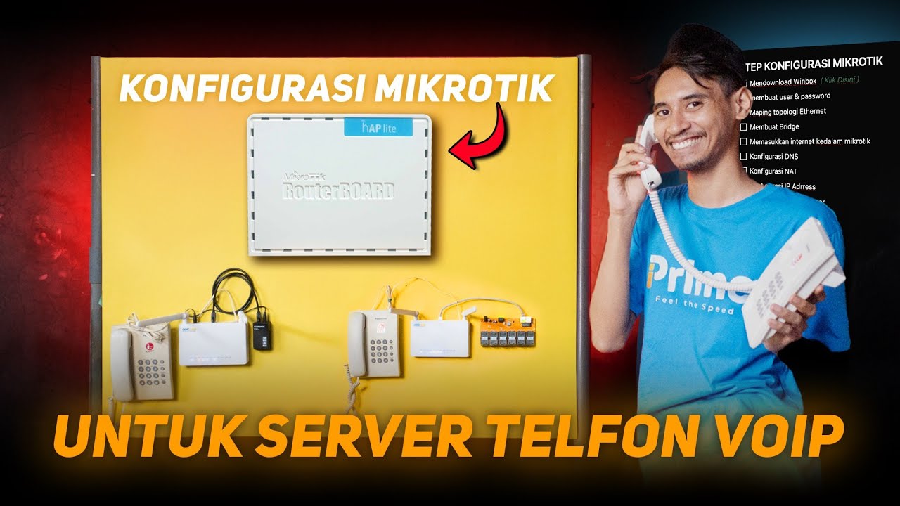 Konfigurasi Mikrotik Lengkap Untuk Server VoIP dengan FreePBX - YouTube