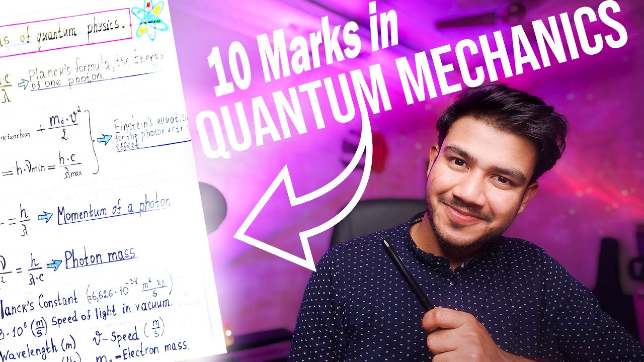 Quantum mechanics note পড়লে CC 7 এ 10 marks | Sem 3 CC7 physics question answer suggesion note ...