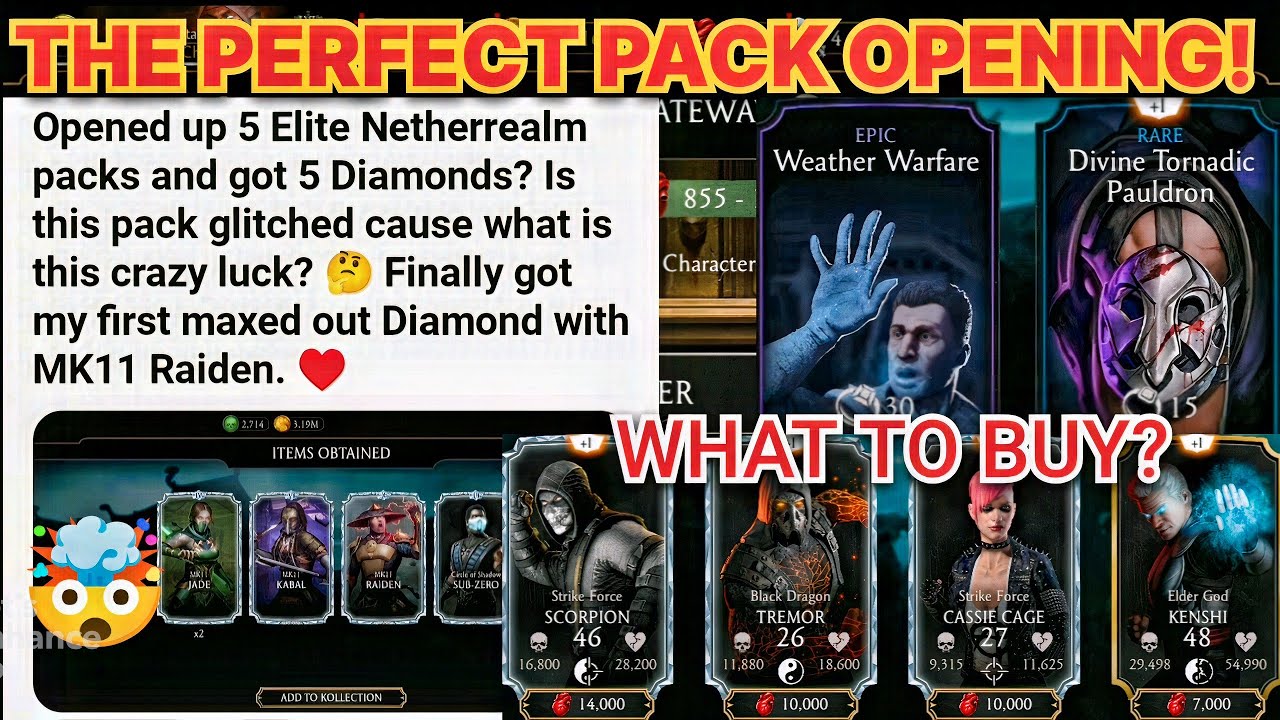 The Perfect Pack Opening is Here! 😍 | Mk mobile krypt review | Mk ...