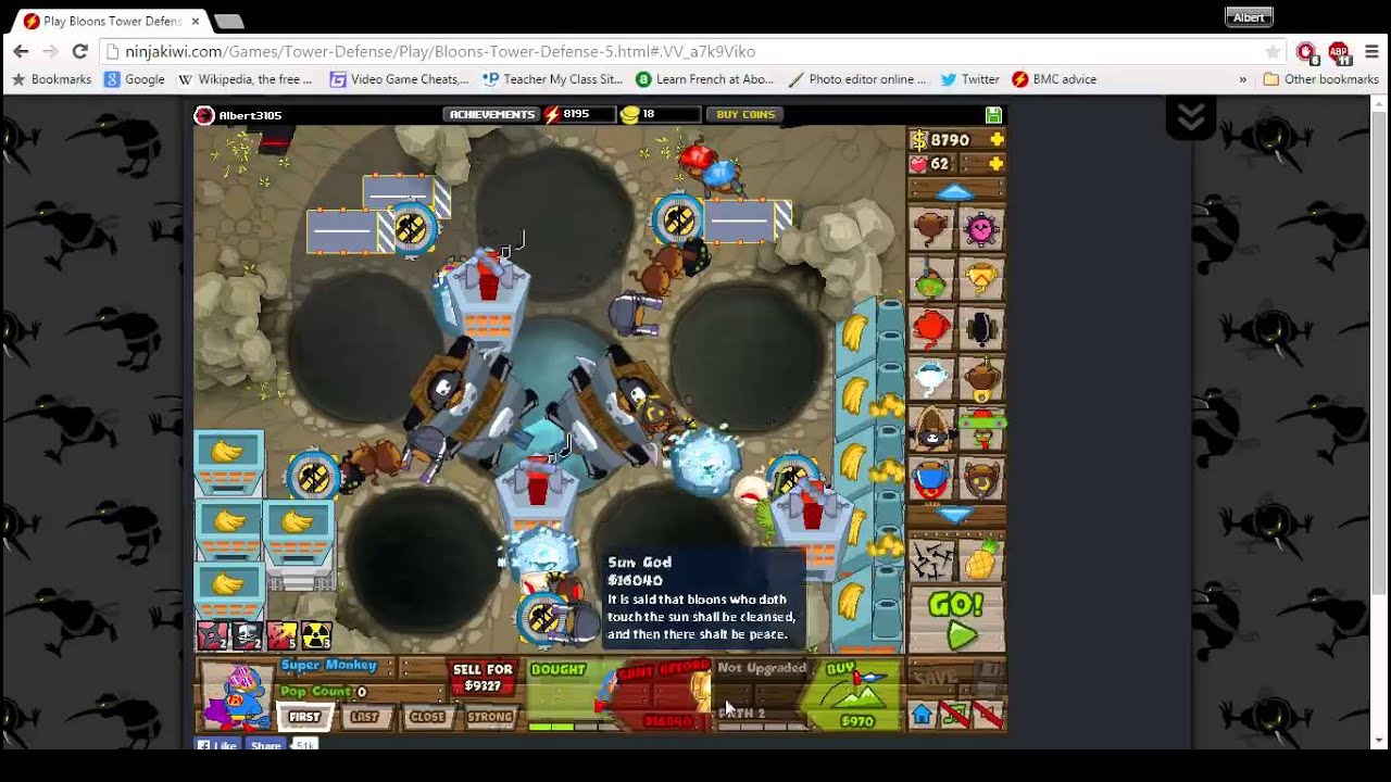 Albert plays BTD5 - Tar Pits, Tunnels MM farm setup, Fast Upgrades ...