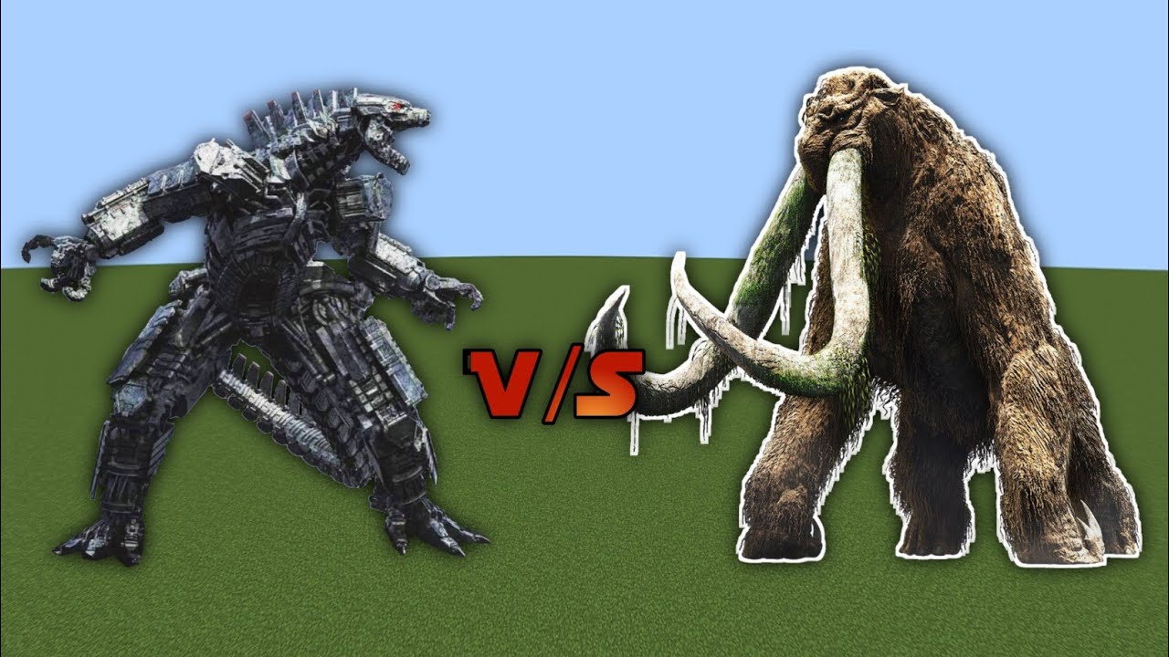 BEHEHMOTH V/S MECHAGODZILLA 😱.(MINECRAFT BATTLE) - YouTube