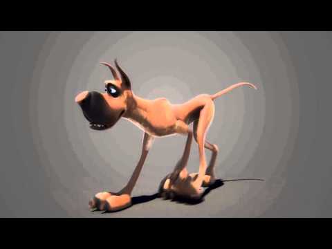 walk cycle - Dog Animation - YouTube