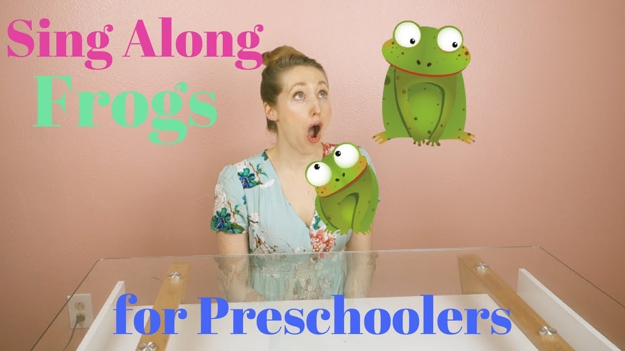 Sing Along Frogs for Preschoolers |Toddler live-action cartoon about ...
