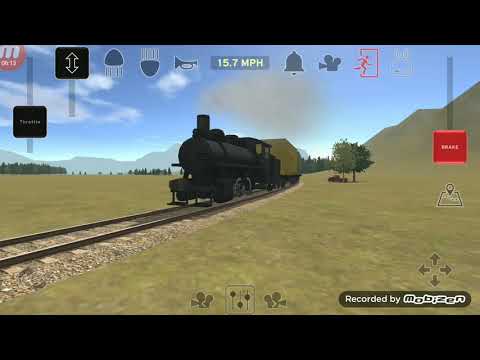 Train and rail yard simulator - YouTube