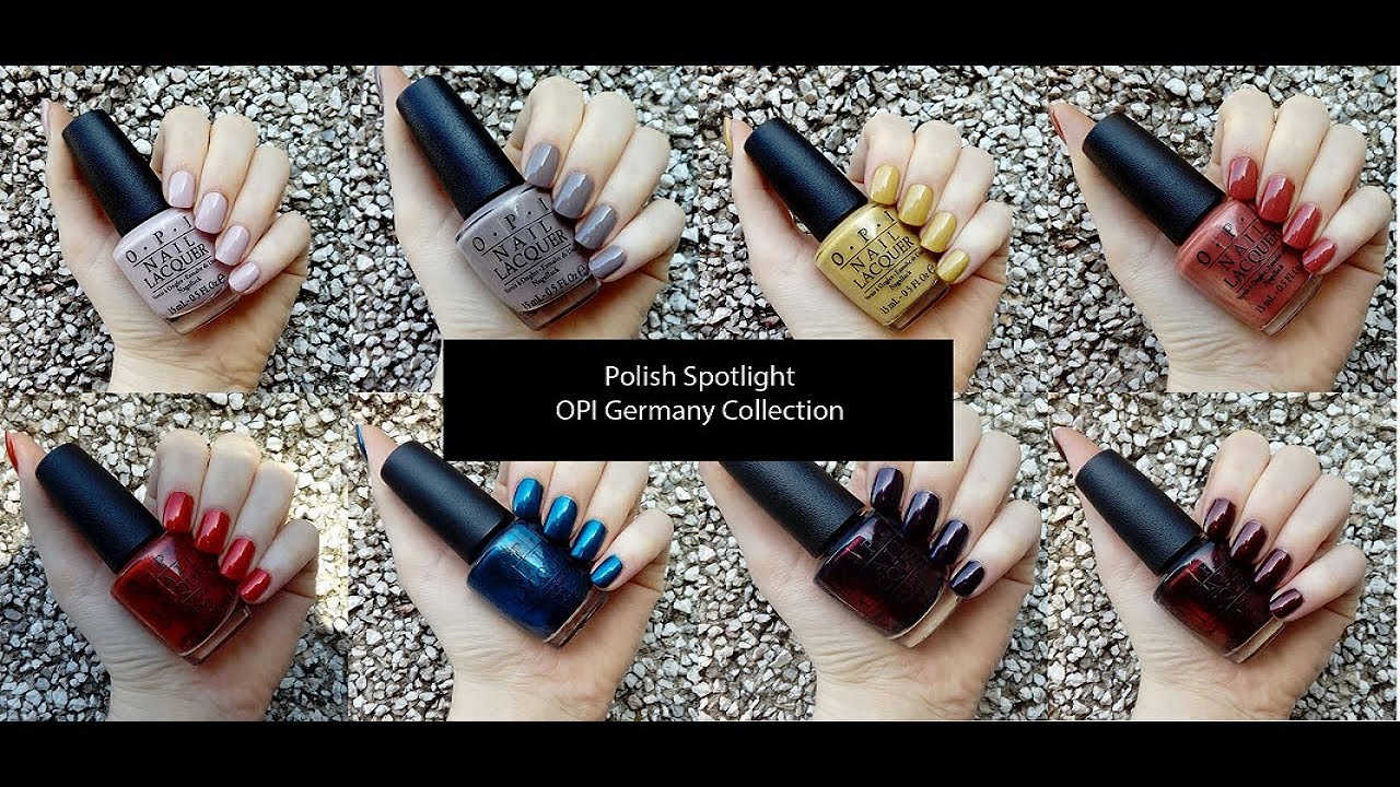 Polish Spotlight | OPI Germany Collection | A Polished Palmtree - YouTube