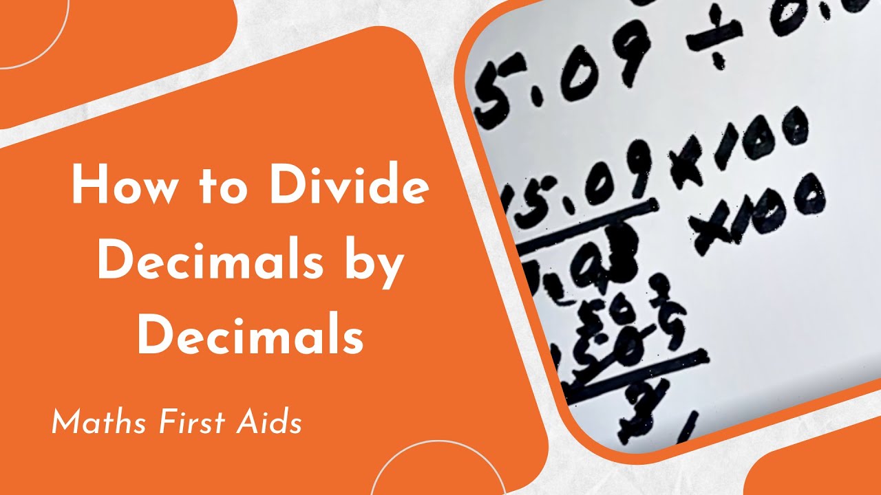 How to Divide Decimals by Decimals - YouTube
