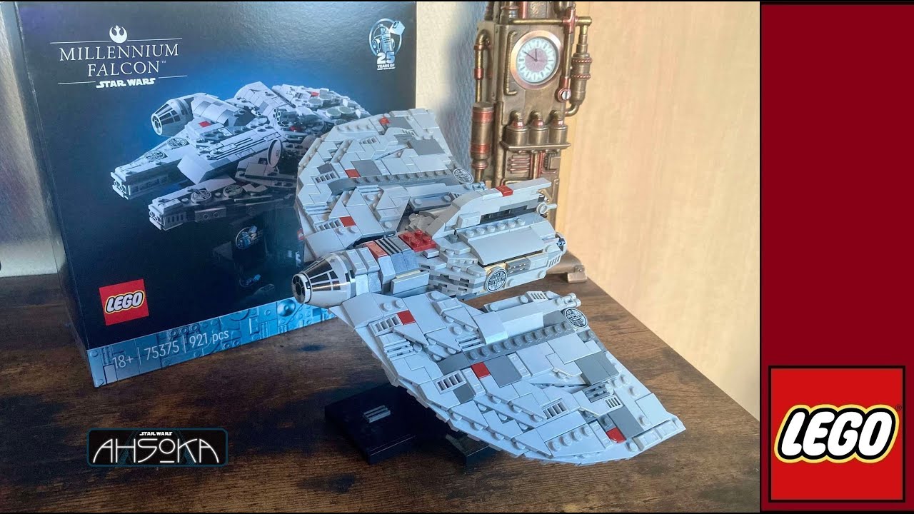 LEGO T6 Jedi Shuttle Alternate Build of Millennium Falcon 75375 - YouTube