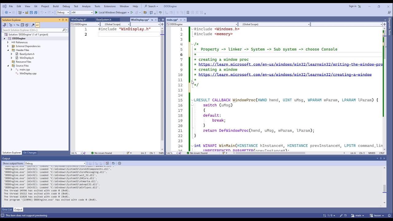 Game Engine in C++｜Create Window using WINAPI part1 - YouTube
