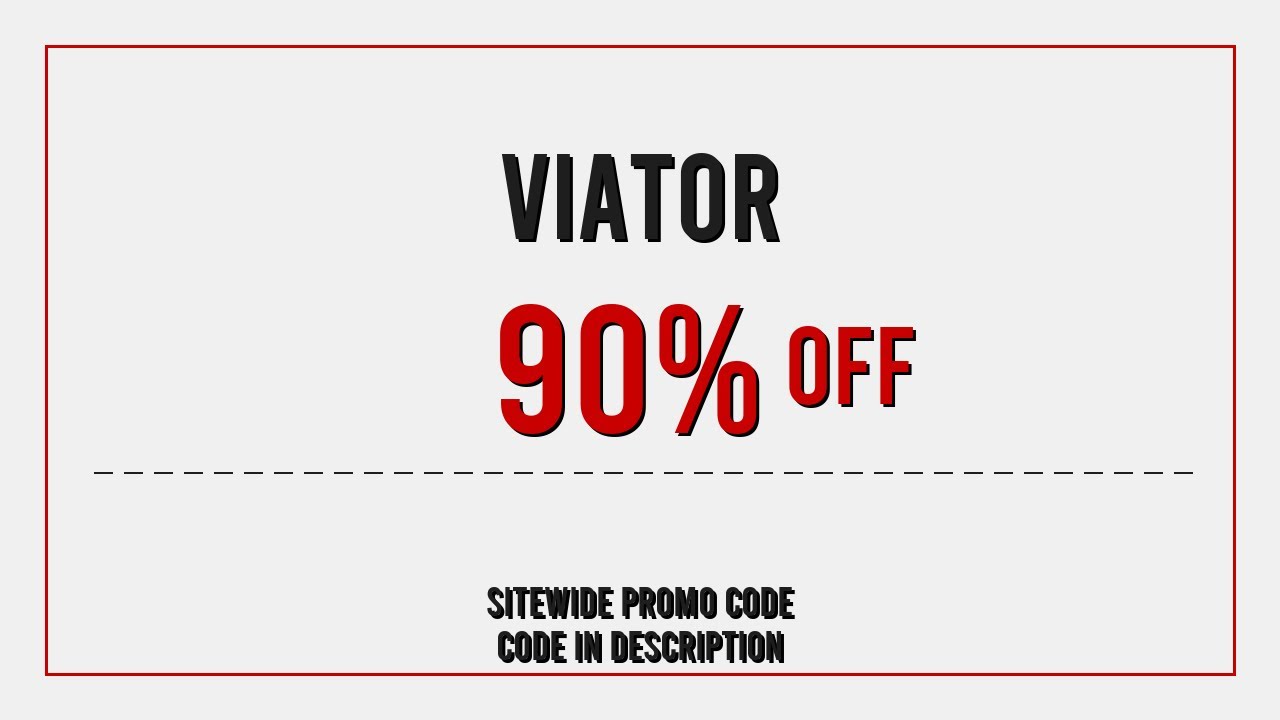 Viator Promo Code 2025 March - YouTube