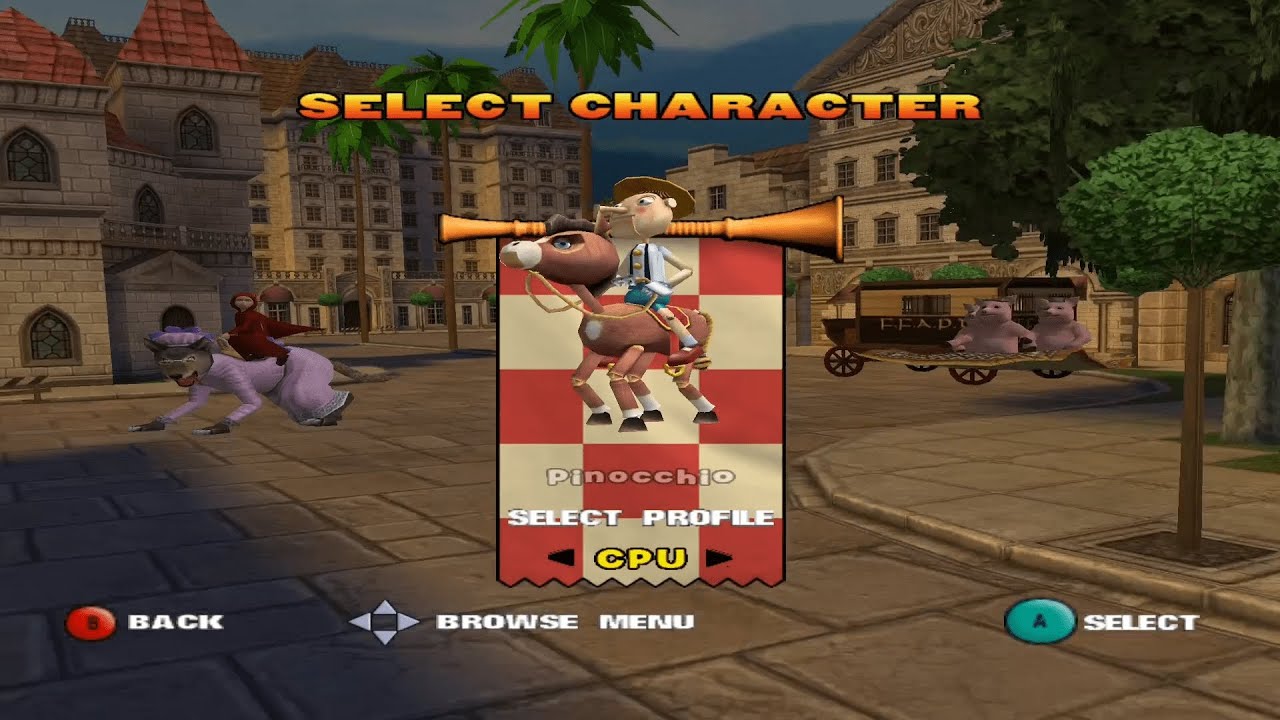 Shrek Smash n' Crash Racing - Pinocchio AI Time Trials (Mirrored ...