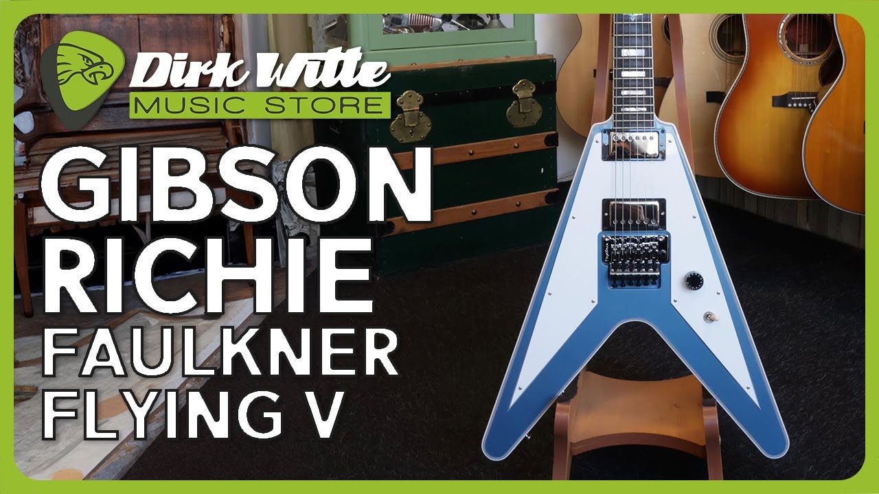 Dirk Witte Demo - Gibson Richie Faulkner Flying V Custom #57 - YouTube