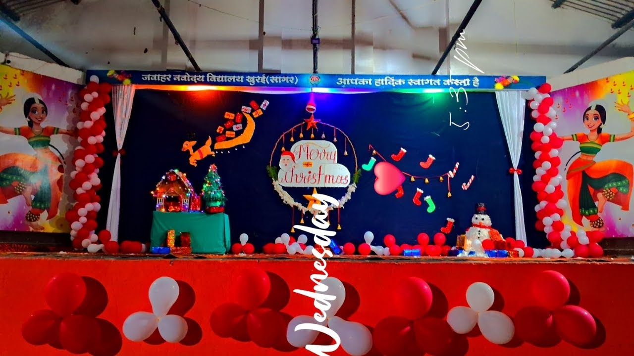 JNV SAGAR Christmas Celebration 2024 { JNV KHURAI SAGAR } : DR ...