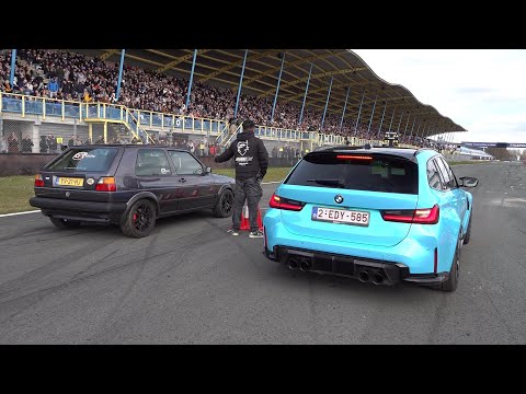 Modified Cars Drag Racing - R8 V10 Plus vs M3 G80 vs VR6 Turbo vs M5 F90 Competition vs 992 Turbo S
