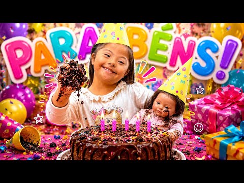 Aniversário da irmãzinha! Vitória preparou uma festa de aniversário para irmã mais nova 