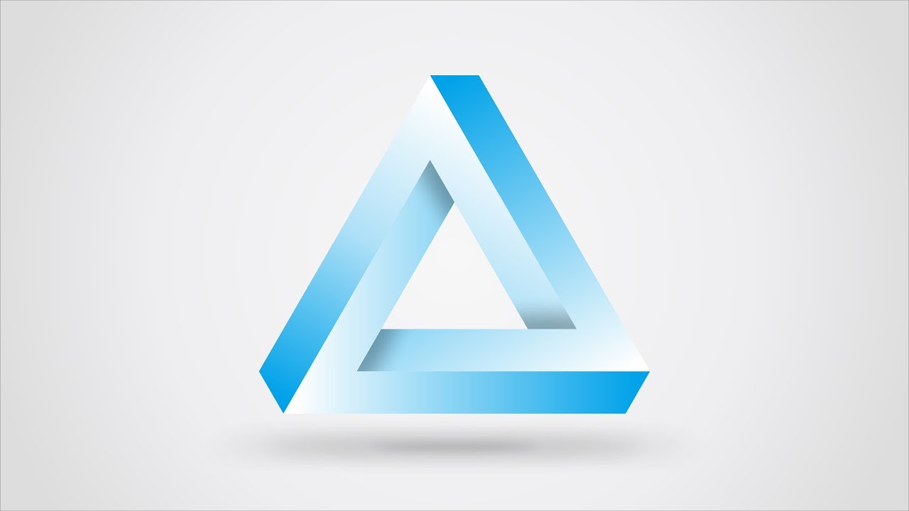 Triangle Logo (Impossible) - CorelDRAW Tutorial - YouTube