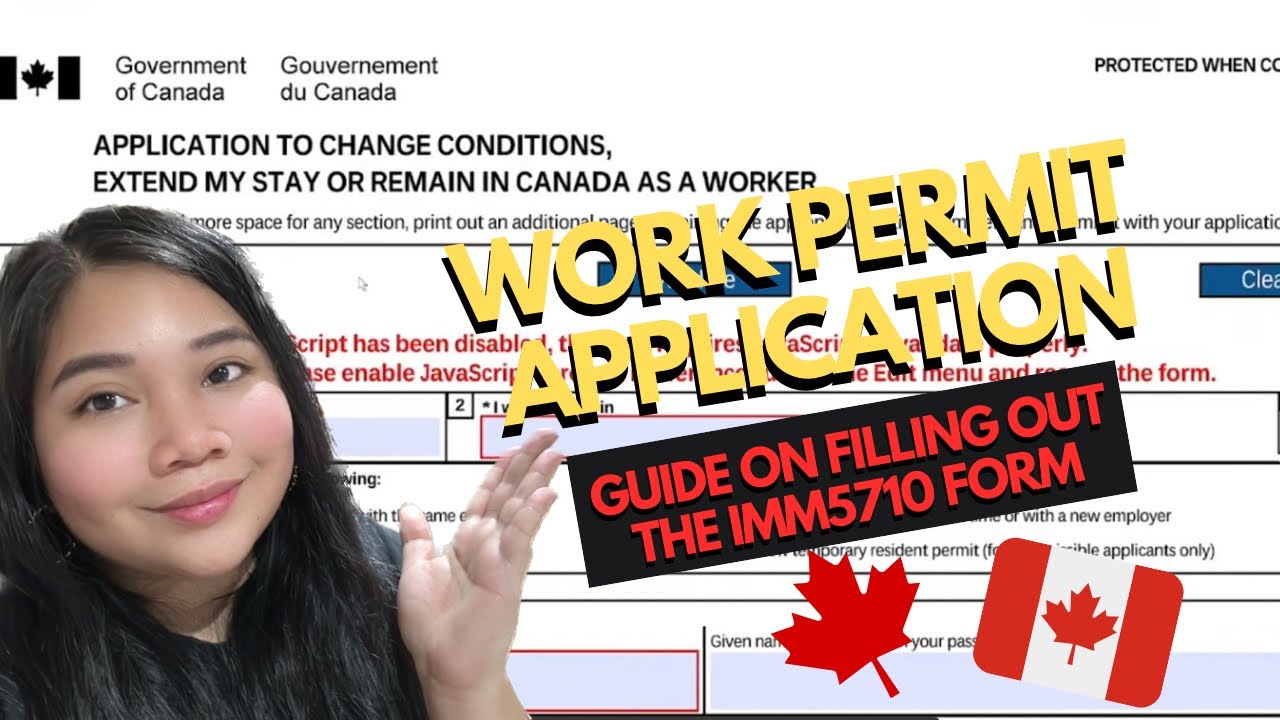 Paano mag-apply ng Work Permit? (IMM5710 Form Guide) - FILIPINO IN ...