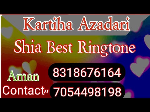 Best Shia Ringtone ,,,, Editor Aman Ali,, Contact,,8318676164 ...