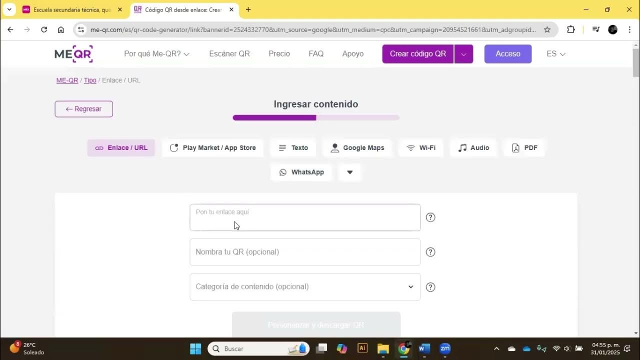 Convertir link a QR ‐ súper rápido y fácil. - YouTube