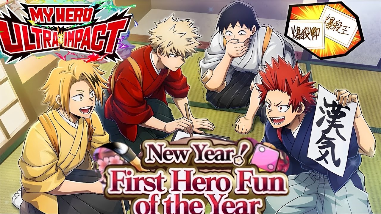 MY HERO ACADEMIA ULTRA NEW YEAR HERO FUN EVENT STORY QUEST IS WHAT I ...