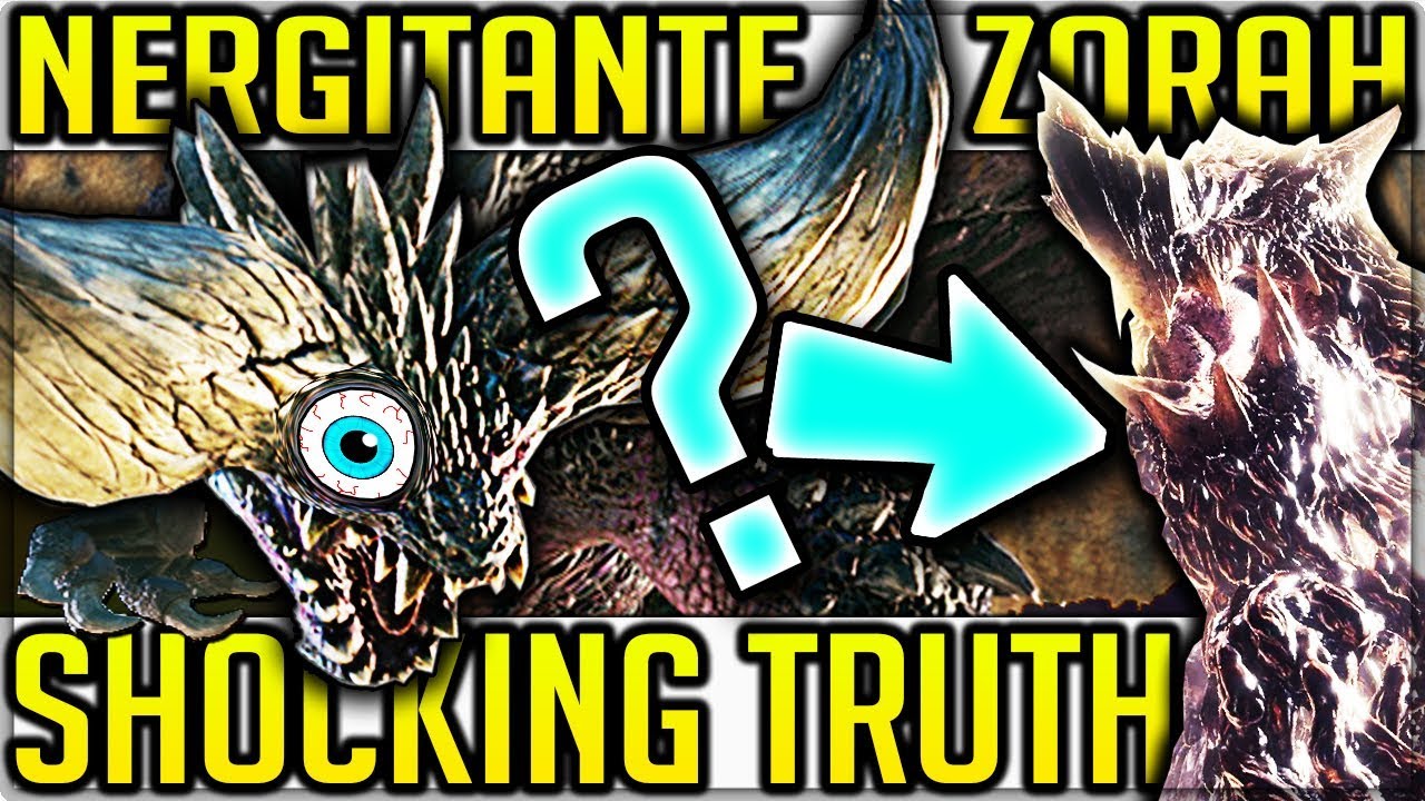 INSANE Nergigante and Zorah Magdaros Story - Monster Hunter World ...