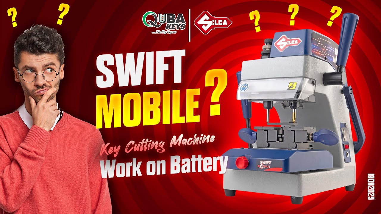 Silca Swift Mobile | Battery Operated Ultra Key Cutting Machine | Quba ...