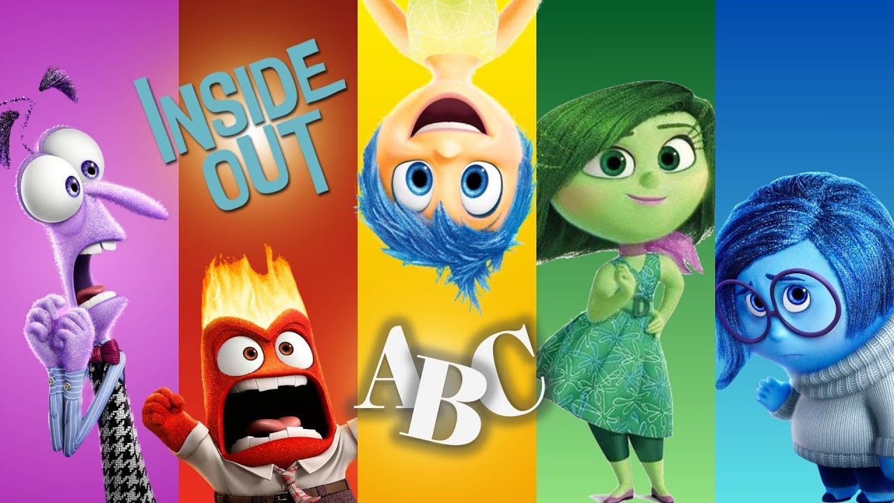 Inside Out ABC - NEW movie - Learn the alphabet with INSIDE OUT new ...