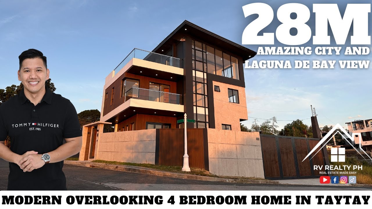House Tour 22: Impeccable Modern House Overlooking Laguna De Bay ...