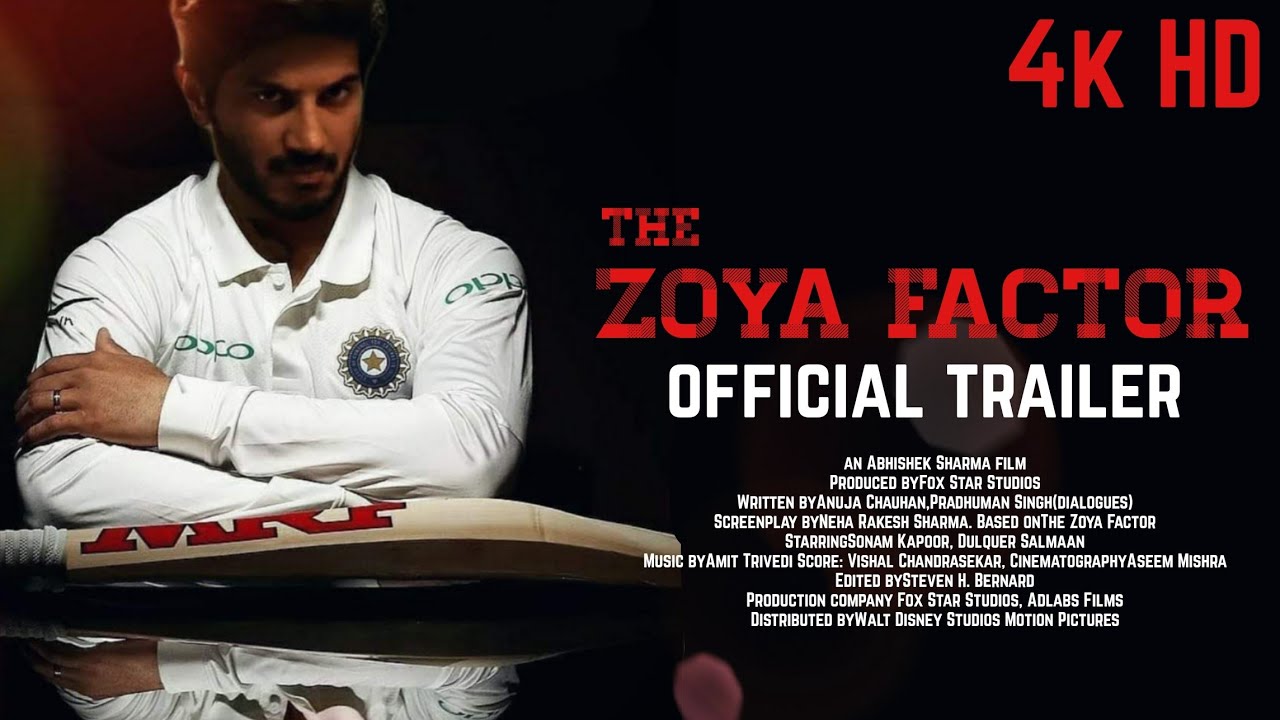 The Zoya factor official trailer | Dulquer Salmaan | Sonam Kapoor ...