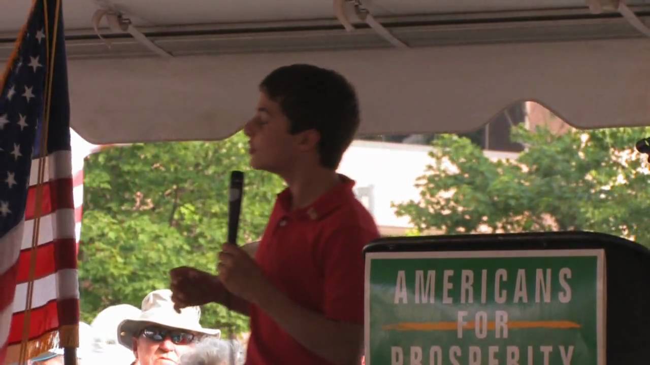 Jonathan Krohn speaking @ N.C. "Take Back Our State" rally Pt 1 - YouTube